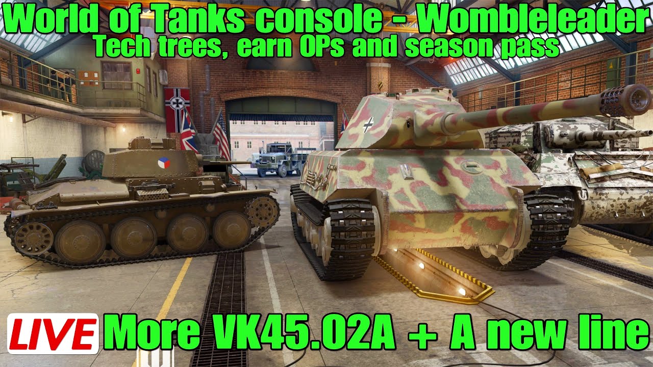 World of tanks console - wombleleader....Progressing some grinds - YouTube
