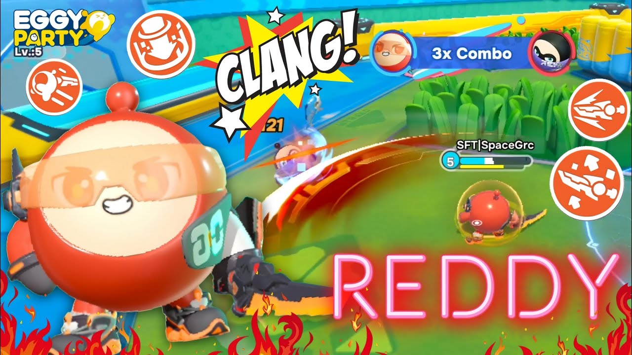 EGGY PARTY | NEW CHARACTER REDDY INTRODUCTION + HYPER BRAWL & HYPE ...