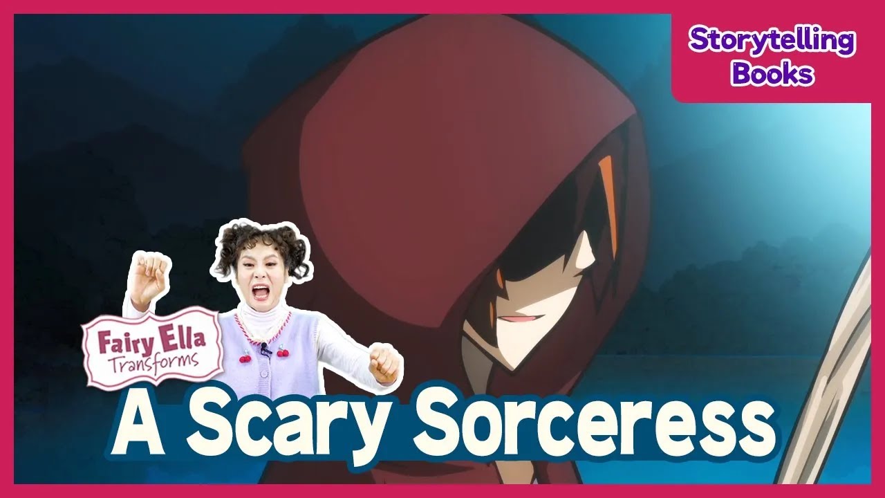 Storytelling Books | A Scary Sorceress | animated book | books | kids books read aloud - YouTube