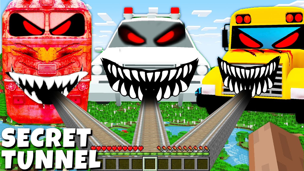 I Found SECRET TUNNELS SCARY METRO TRAIN and SCARY POLICE CAR and ...