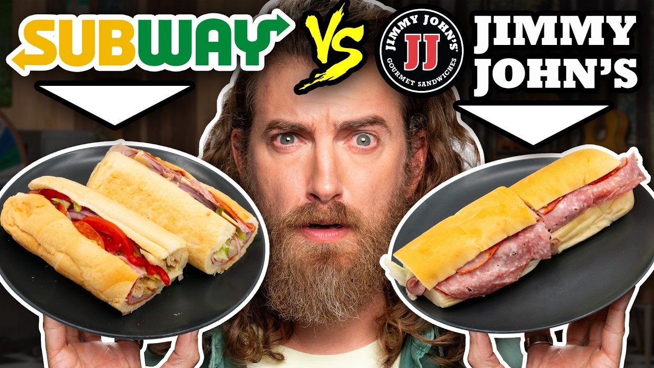 Subway vs. Jimmy John's Taste Test | FOOD FEUDS - YouTube