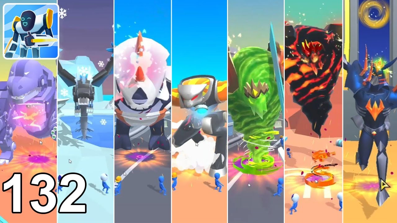 Mechangelion: ALL BOSS FIGHTS! - Epic Showdown (Part 132) - YouTube