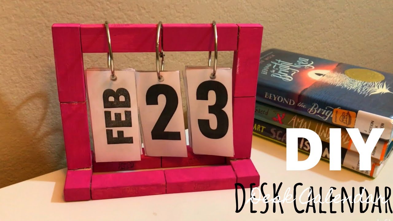 DIY Desk Calendar Using Jenga Blocks | Trendy 20 - YouTube