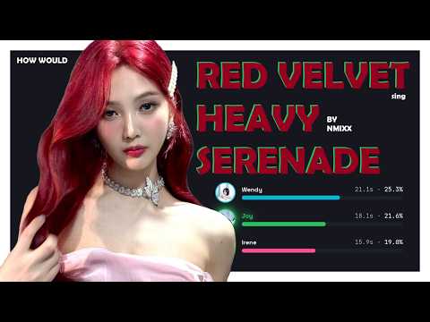 HOW WOULD RED VELVET SING HEAVY SERENADE (BY NMIXX)