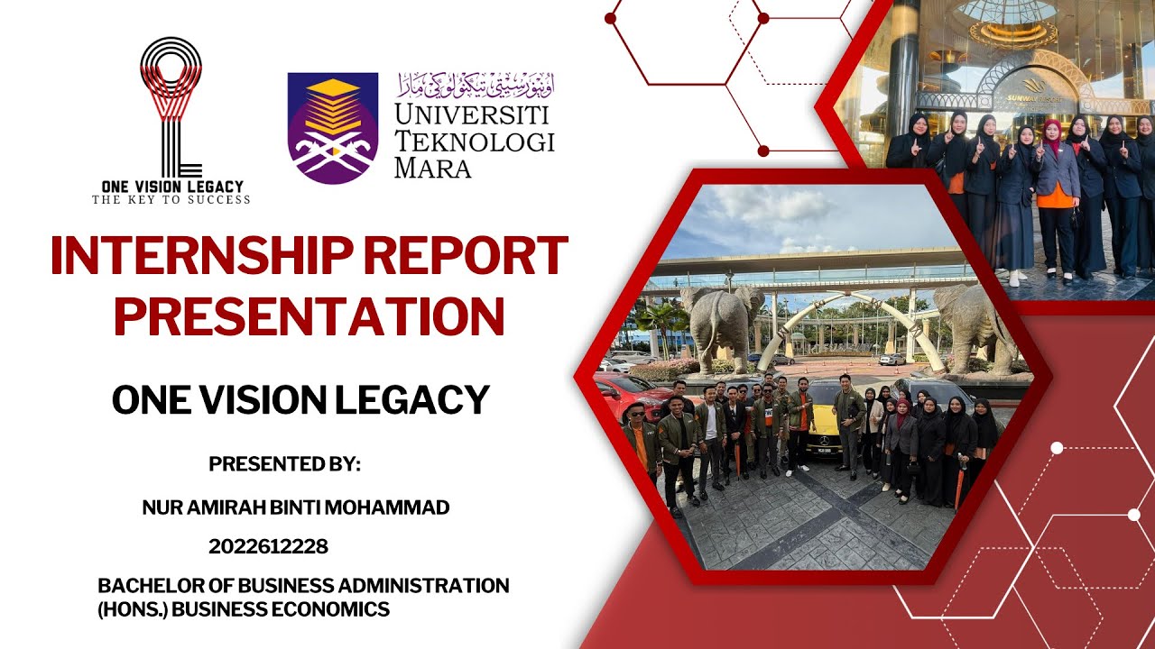 PRESENTATION MGT666 INTERNSHIP NUR AMIRAH BINTI MOHAMMAD (2022612228 ...