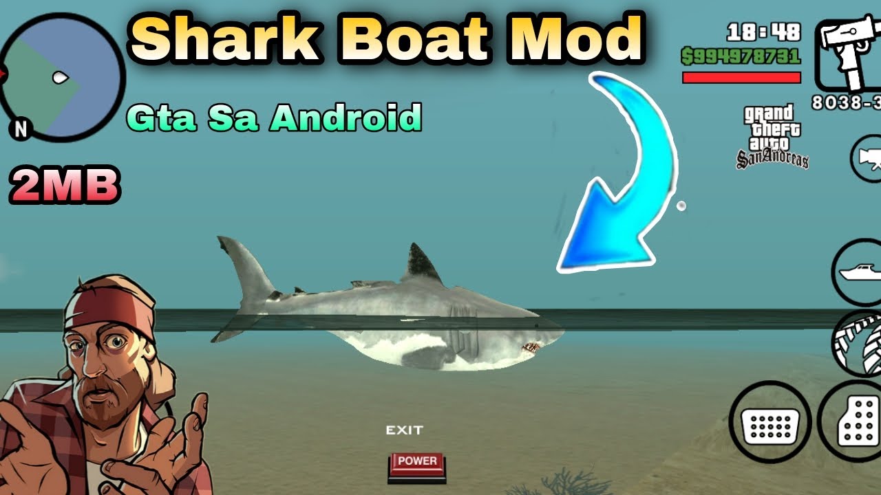 {2MB} Shark Mod Gta Sa Android | shark mod gta | shark in gta sa ...