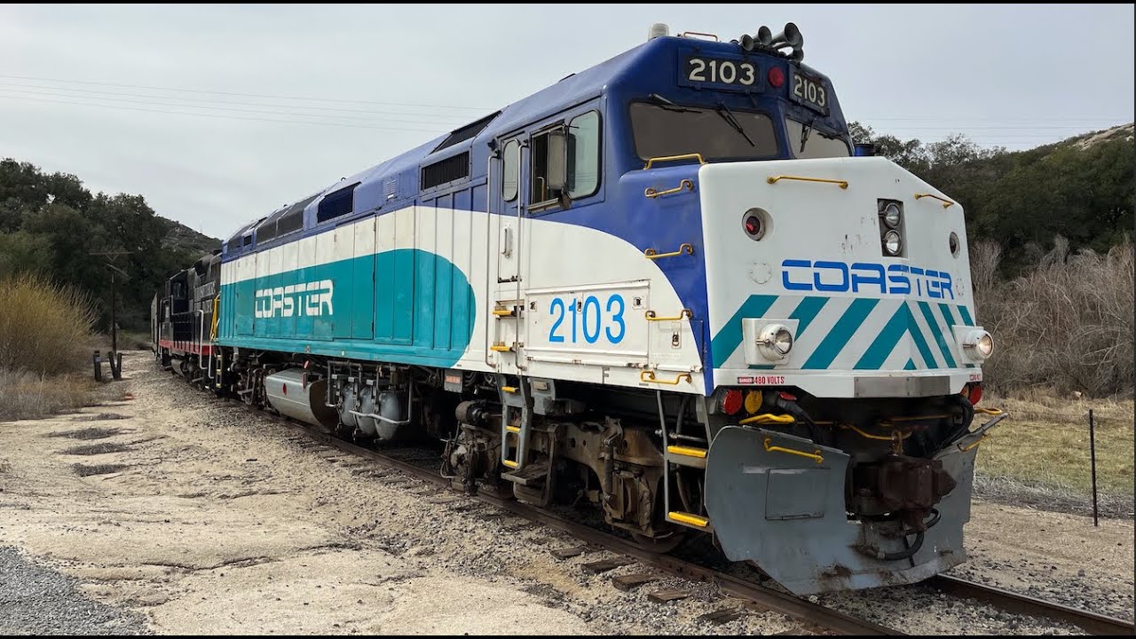 Coaster 2103 in Campo, CA - Fantastic K5LA!! - YouTube