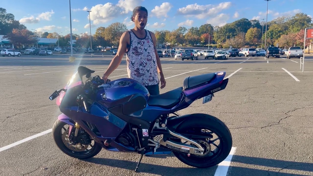 😱 Test Riding the Loudest Motorcycle in the World CUSTOM CBR600RR - YouTube