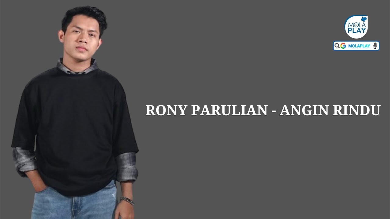 RONY PARULIAN - ANGIN RINDU (Lyrics Video) - YouTube