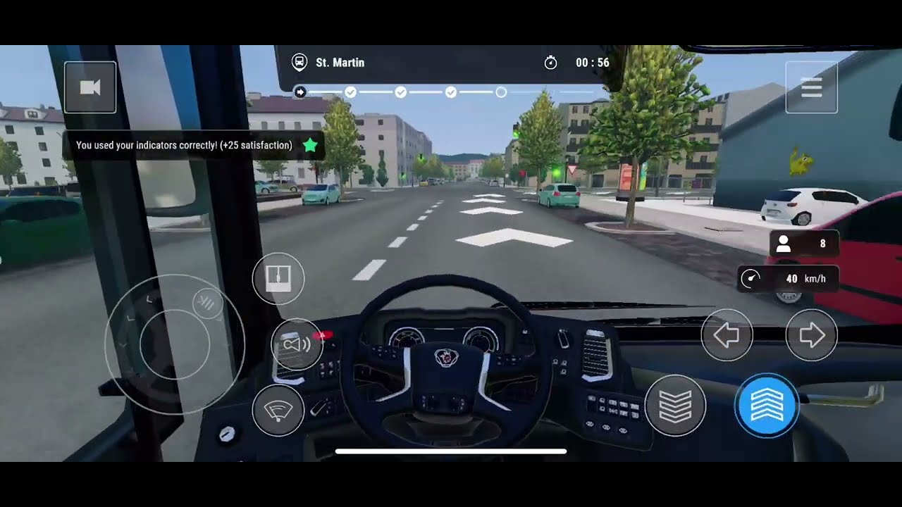 BUS SIMULATOR CITY RIDE GAMEPLAY Scania citywide LF 12m 4K 60 Fps ...