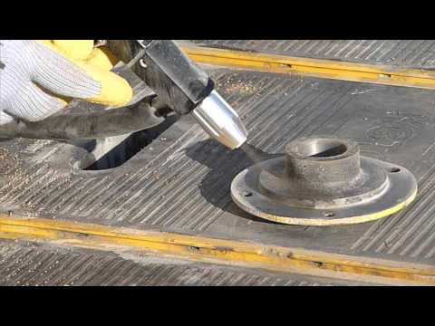 Walnut Blasting 1 - YouTube