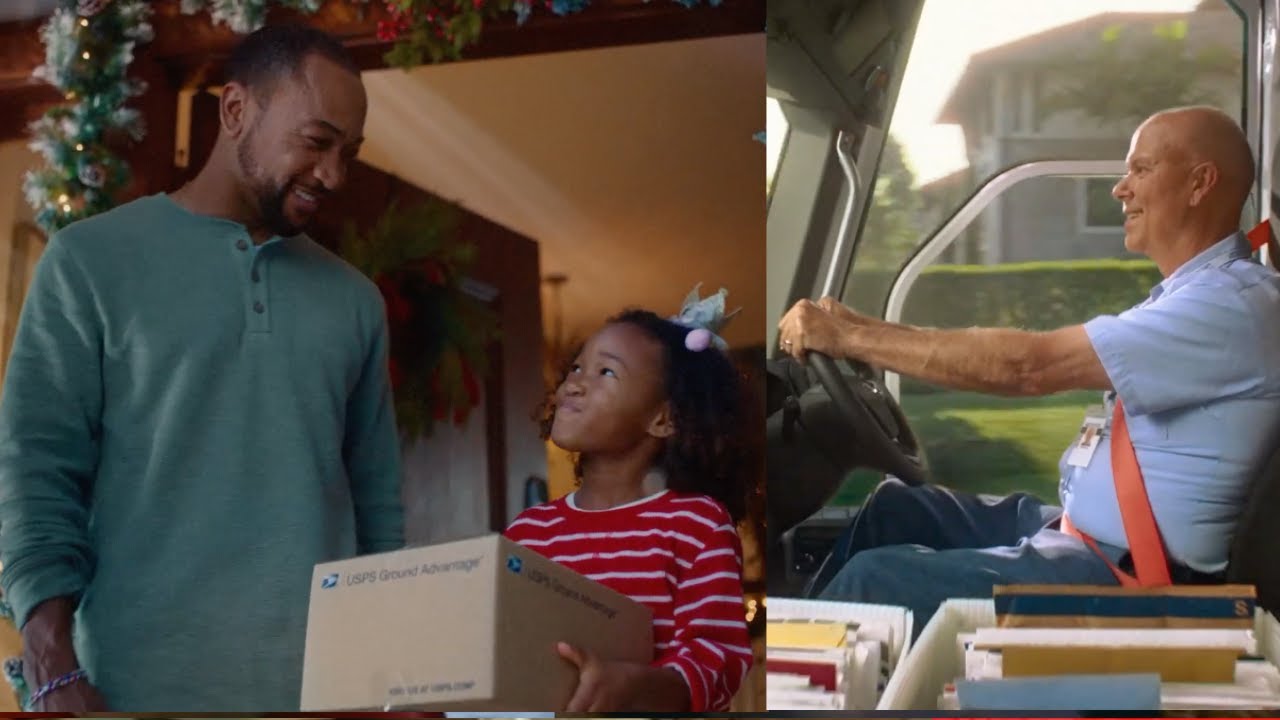 USPS Commercial 2024 Holiday Ride Ad Review - YouTube