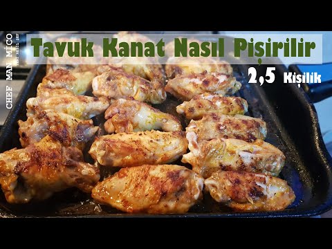 Döküm Tavada Püf Noktaları ile Tavuk Kanat Izgara Tarifi/Kanat Izgara Nasıl Yapılır/Kanat Izgara