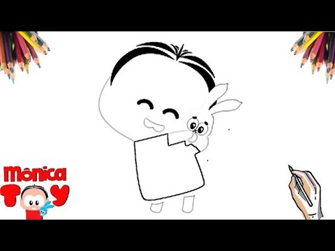 COMO DESENHAR A MÔNICA TOY | TURMA DA MÔNICA | HOW TO DRAW MONICA TOY ...