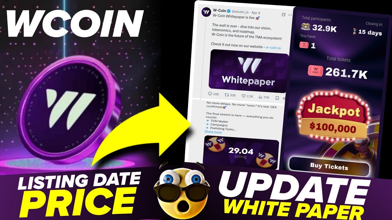 W Coin Airdrop Listing Date | W Coin Airdrop Price | W Coin White paper ...