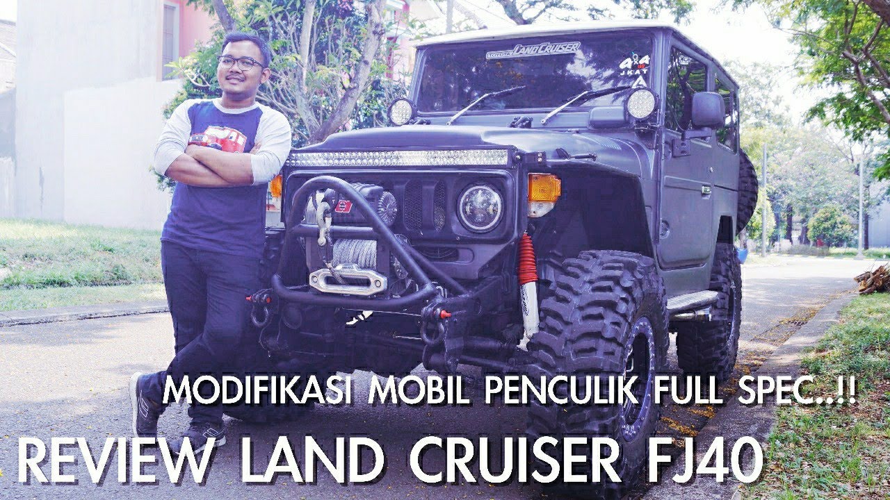 Review Land Cruiser FJ 40 || Mobil penculik full spec - YouTube