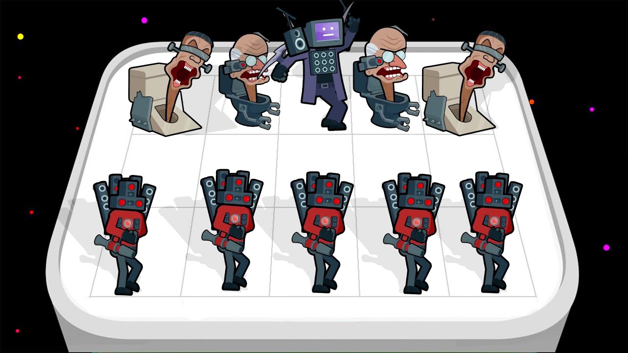 Merge War: Skibydy vs Kamera Man Merge Battle Gameplay (Max Level ...