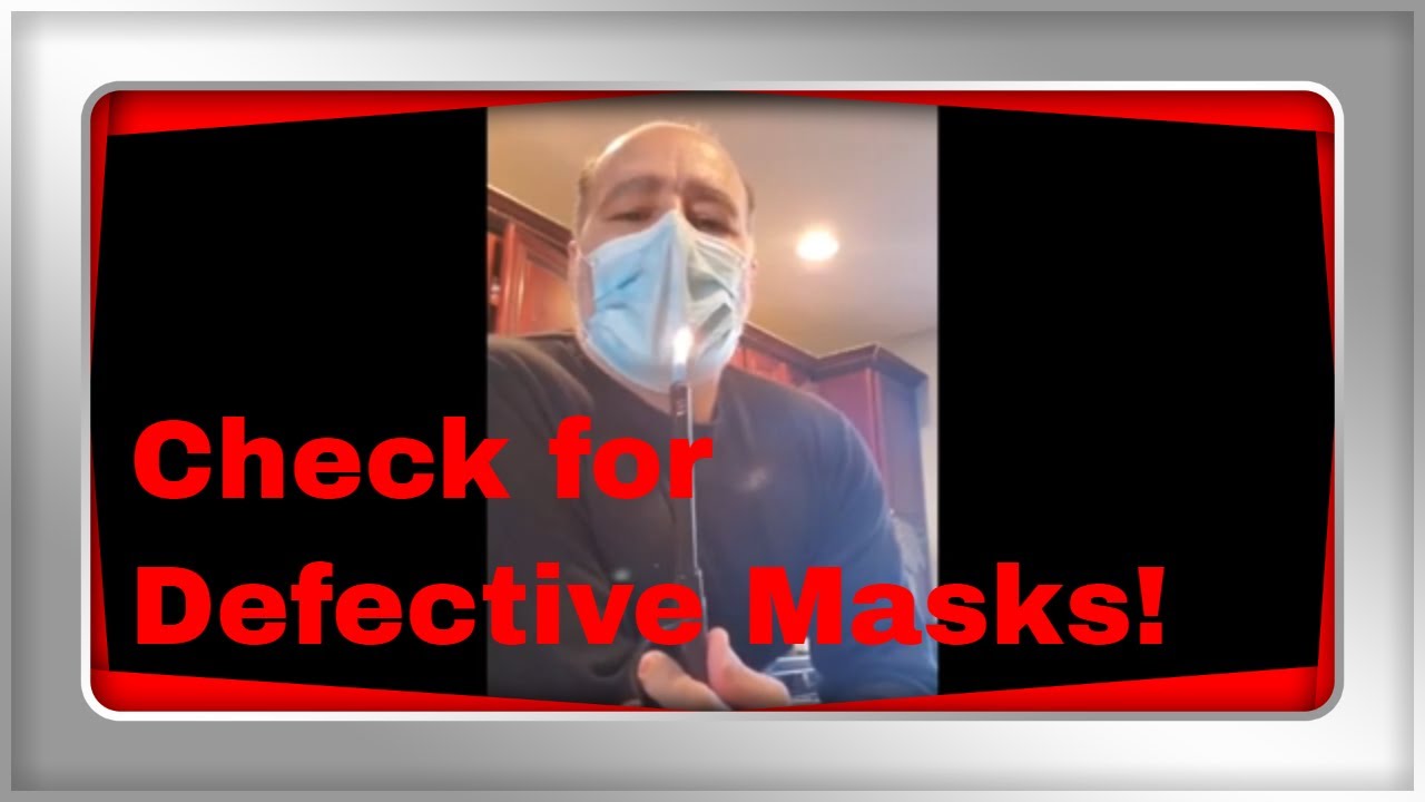 Defective Masks - Buyers Beware! - YouTube