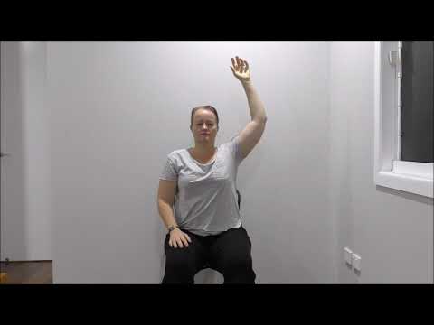 Simple yoga therapy practice for people with Aphasia #1 - YouTube