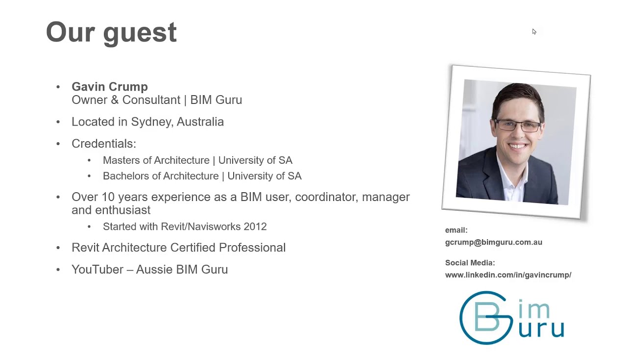 Revit Model Management with Gavin Crump and Ideate Software - YouTube
