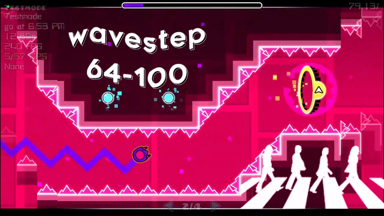 [GD] Wavestep 64-100 (2 RUNS) - YouTube