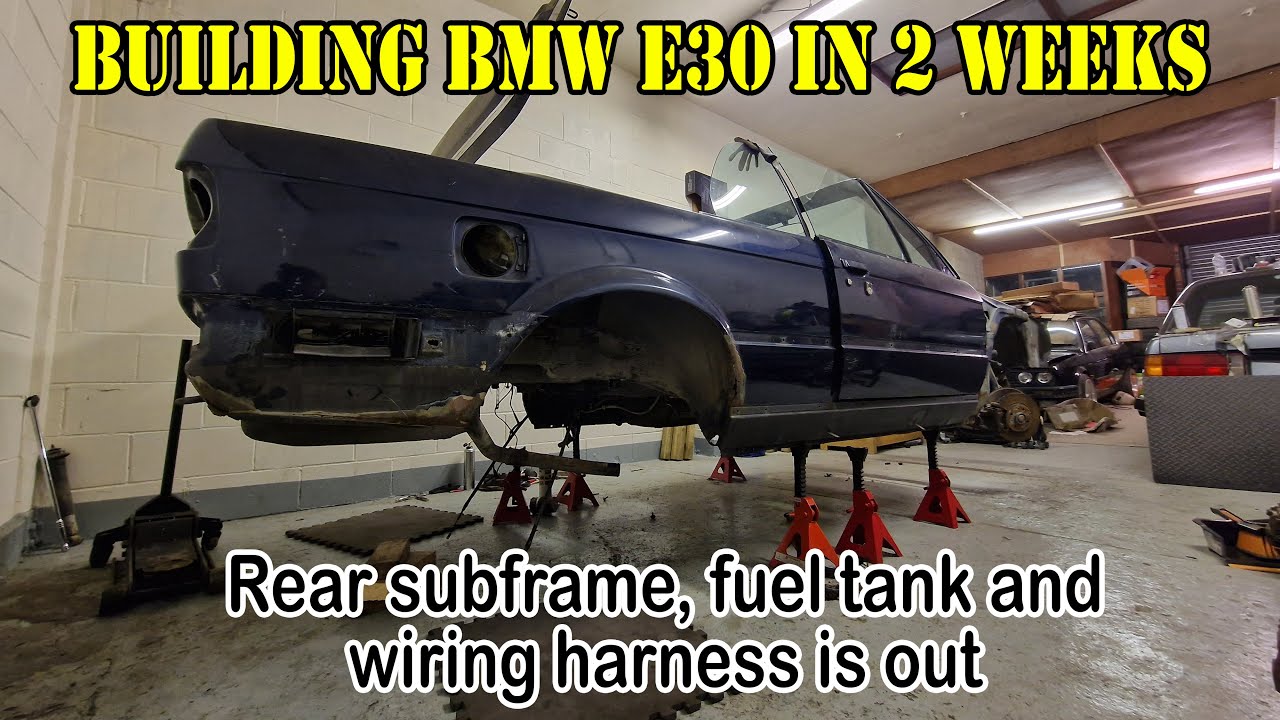 Building BMW e30 in 2 weeks - Rear Subframe, Fuel Tank and Wiring ...