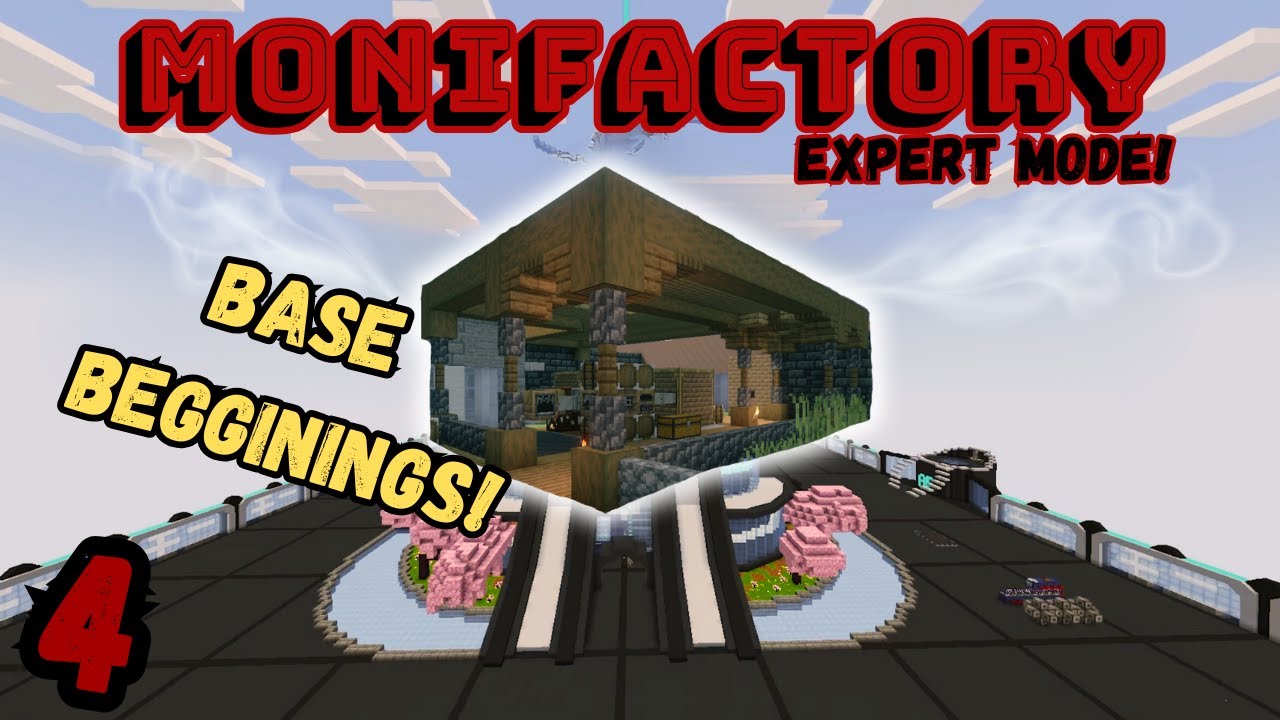 Base Building and Blasting Steel - Monifactory Expert Mode - 4 - YouTube