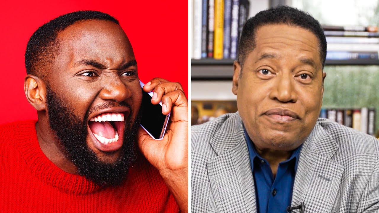 Larry Elder Reacts to an angry hate caller - YouTube