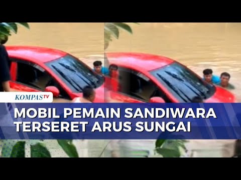 Sungai Meluap, Mobil Rombongan Pemain Sandiwara Terseret Arus di Indramayu | BERUT