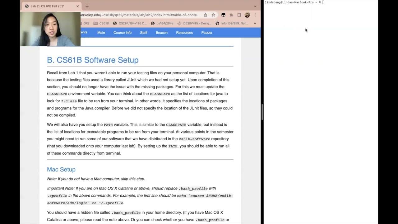 [CS61B Sp22 Lab 2] CS61B Software Setup (Mac) - YouTube