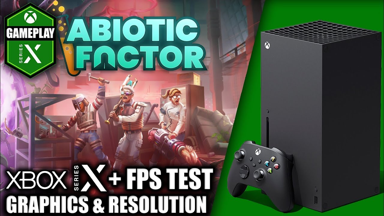 Abiotic Factor - Xbox Series X Gameplay + FPS Test - YouTube
