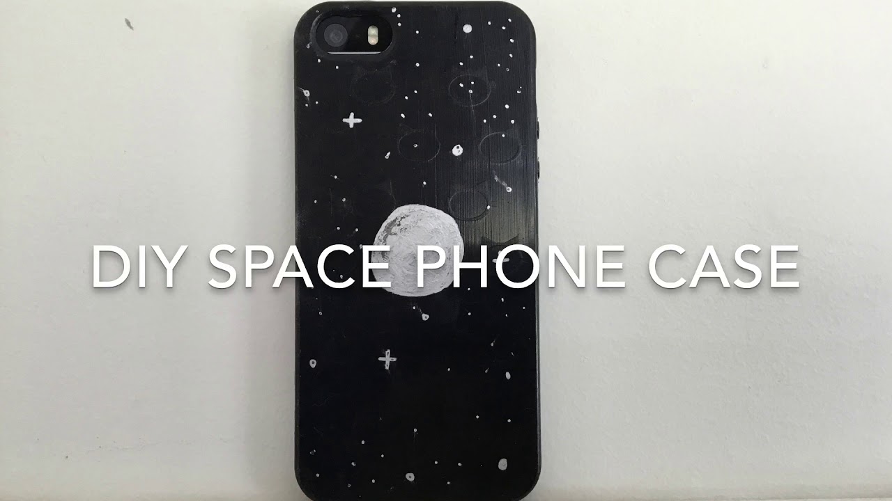 DIY space phone case | Emily and Phoebe - YouTube