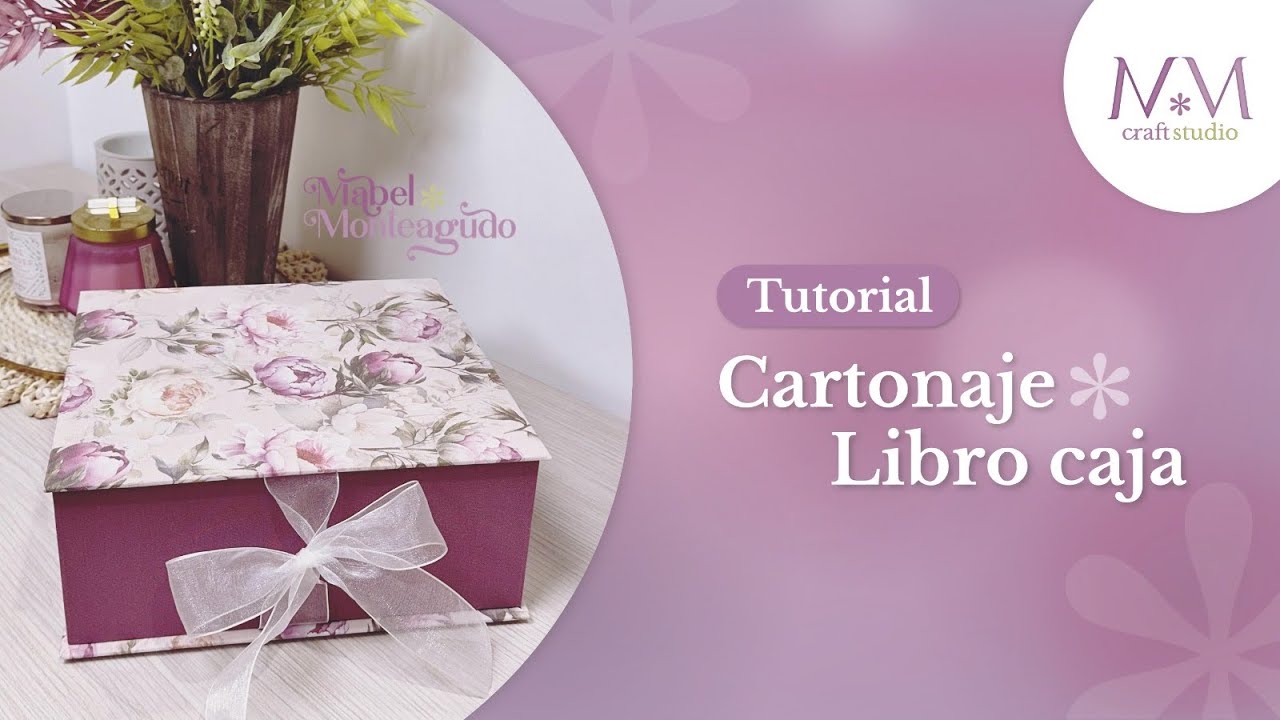 Tutorial de Cartonaje - Caja Libro - YouTube