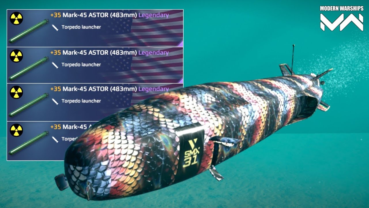 FS SMX-31 With Equip Full Mark-45 ASTOR Torpedo - Modern Warships - YouTube