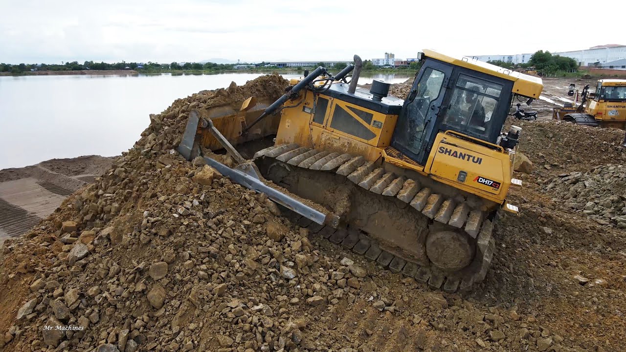 Incredible Land Reclamation mighty Construction Machines working ...