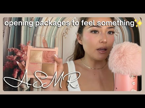 Skincare and makeup haul | Soft spoken + close whispers | ASMR by Rowan