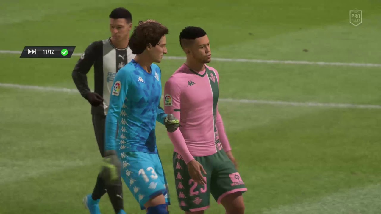 PCN NewCastle United vs PCN Real Betis S14 - YouTube