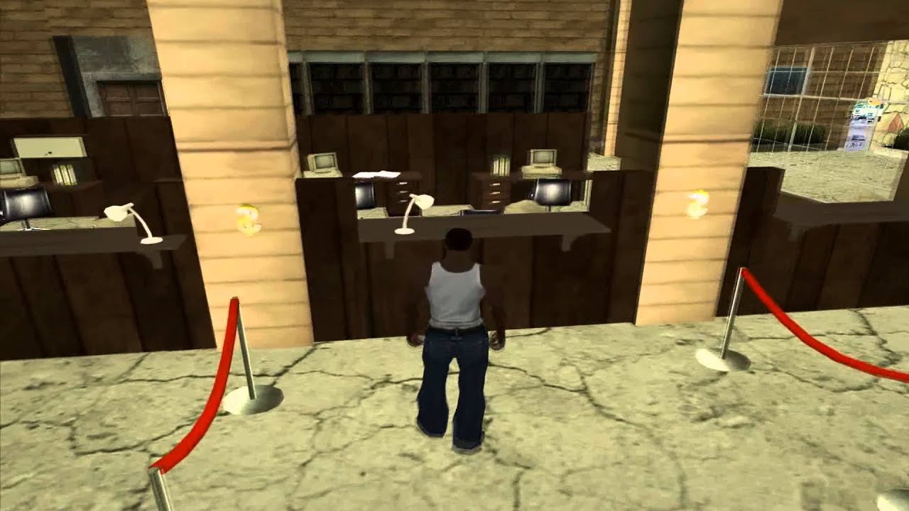 Sa:mp - Simple Bank Interior mapped by Don Thomax - YouTube