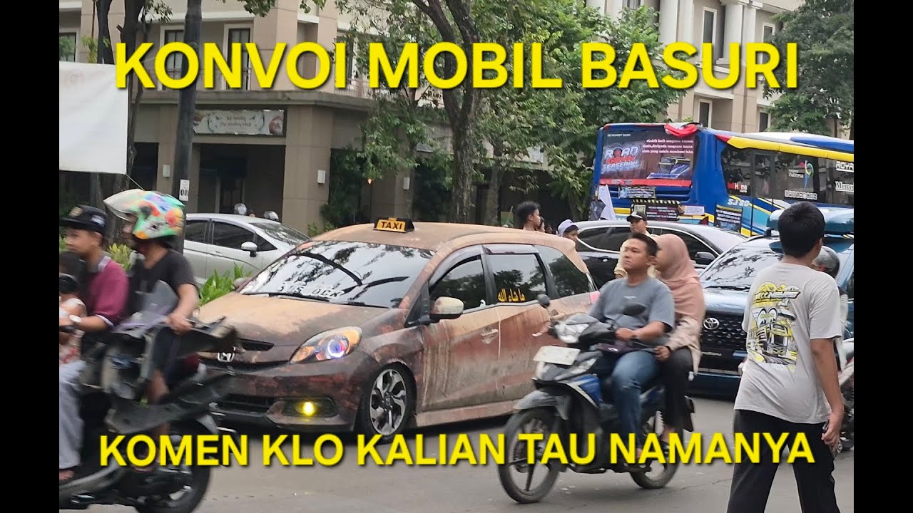 Mobil Karat & Seniman Angin Konvoi Mobil Basuri #mobilbasuri #telolet # ...