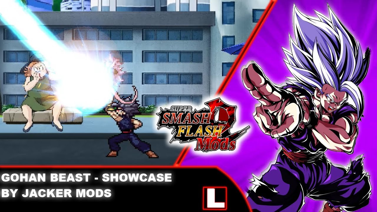 SSF2 MODS: GOHAN BEAST - SHOWCASE - LISANDRO SIERRA - YouTube