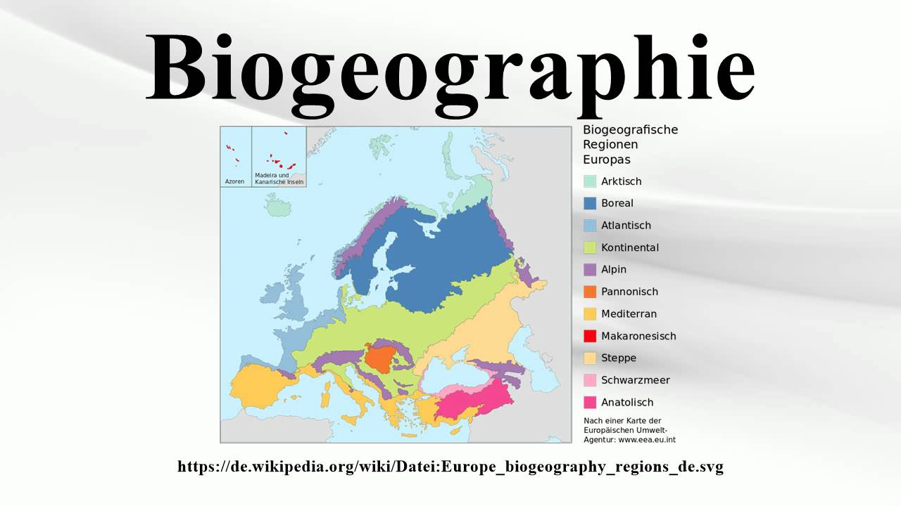 Biogeographie - YouTube