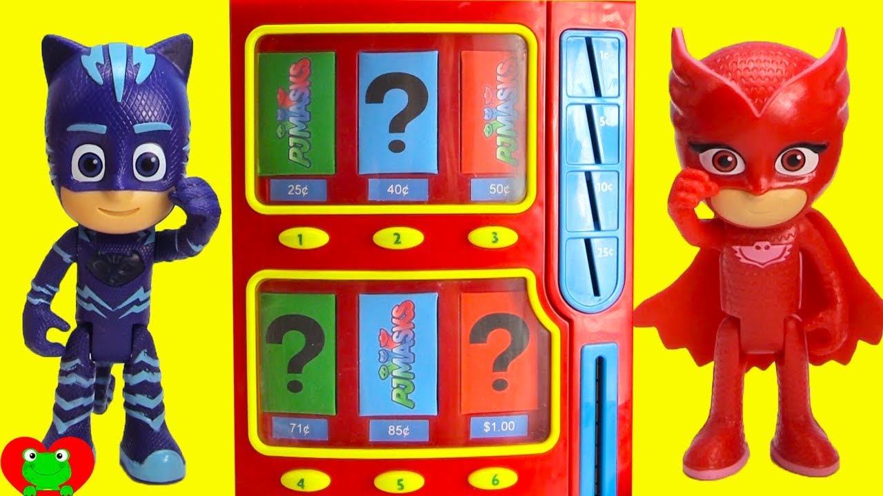 PJ Masks Vending Machine Surprises - YouTube