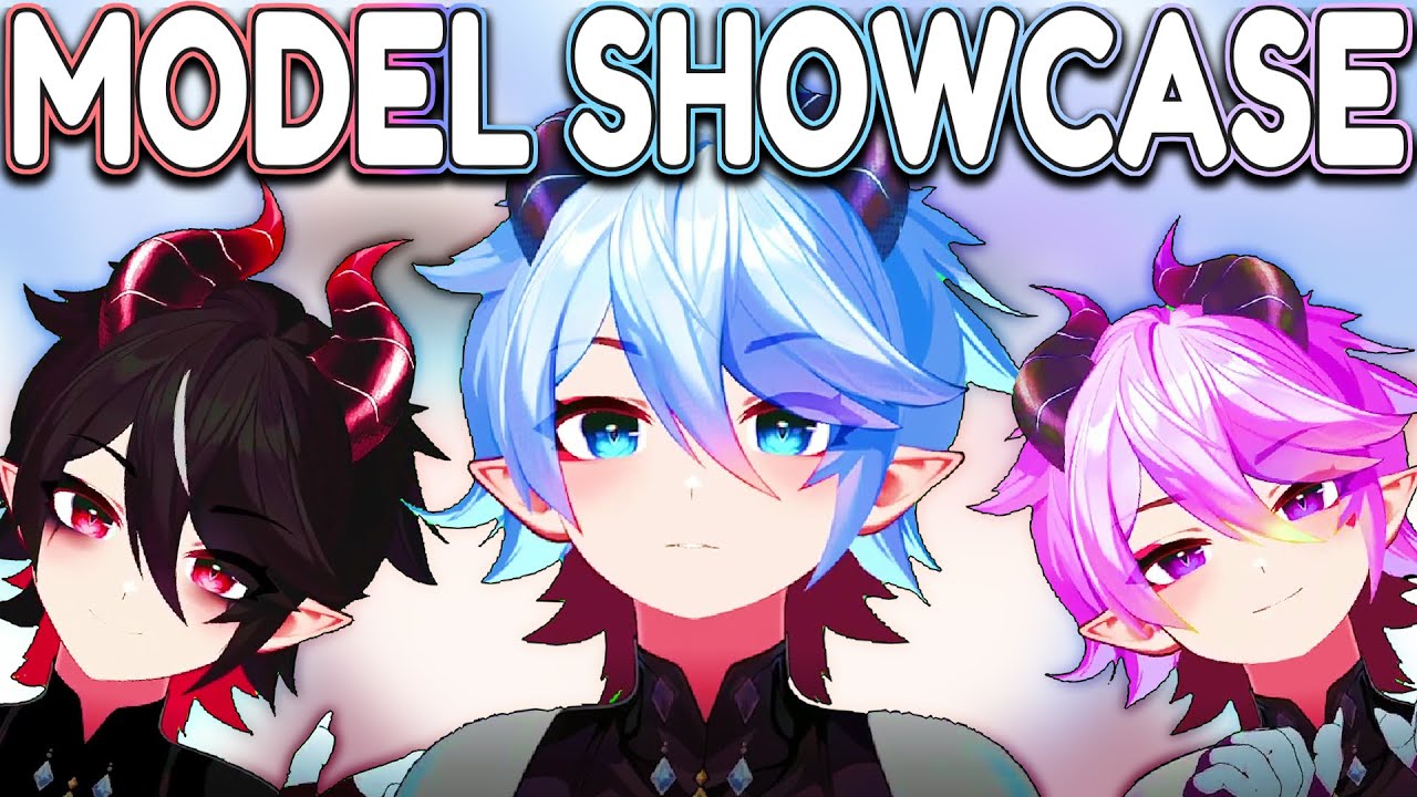 【3d model showcase】Caelum_VT ! (Emolum & Pinklum) - YouTube
