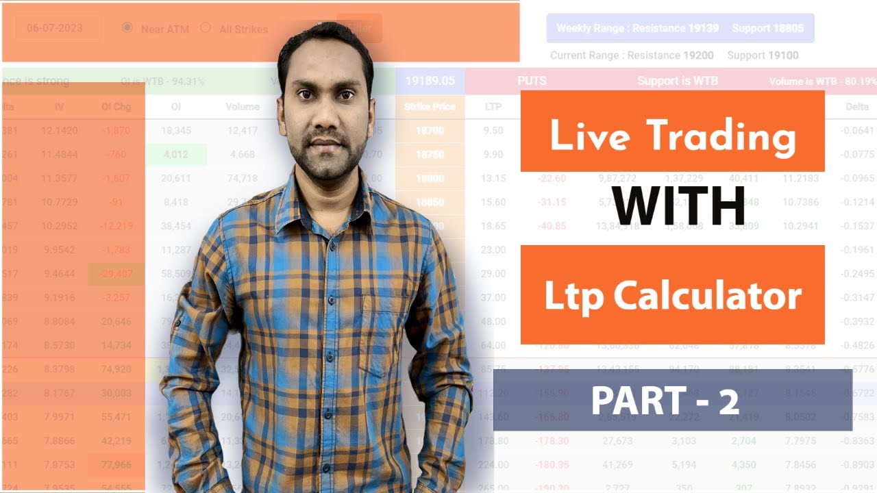 Live trading with ltp calculator part - 2 - YouTube