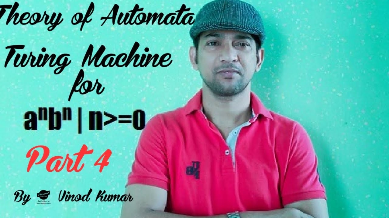 Turing Machine Example for L={anbn | n is greater then and equal to 0 ...