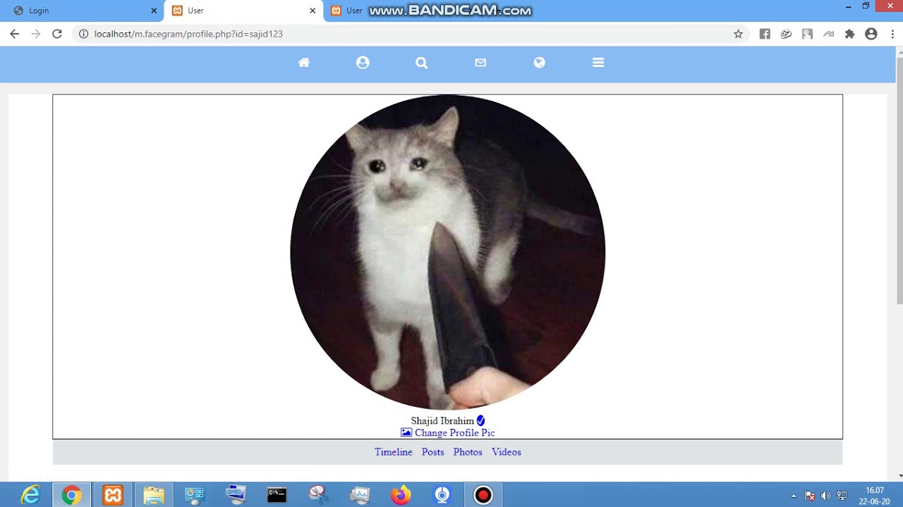 My New Website Facegram (Beta mode) - YouTube
