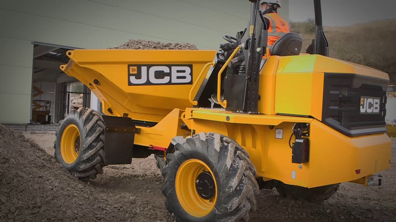 JCB Site Dumpers - The Industry Safest Range of Dumpers - YouTube