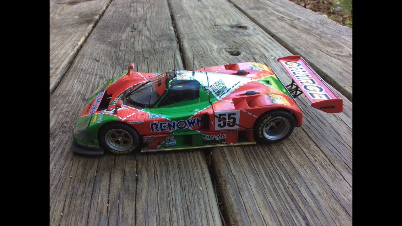 Tamiya Mazda 787B 1/24 scale model - YouTube