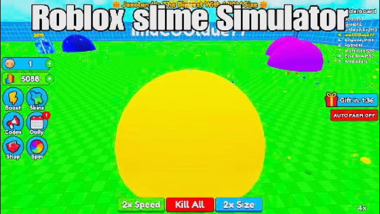 Roblox slime Simulator - YouTube