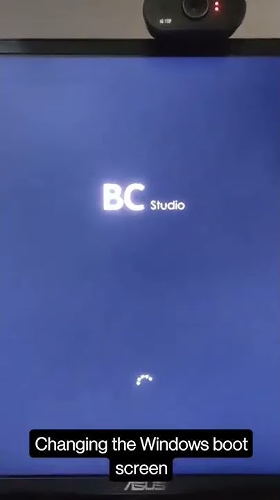 Custom Windows boot screen - YouTube